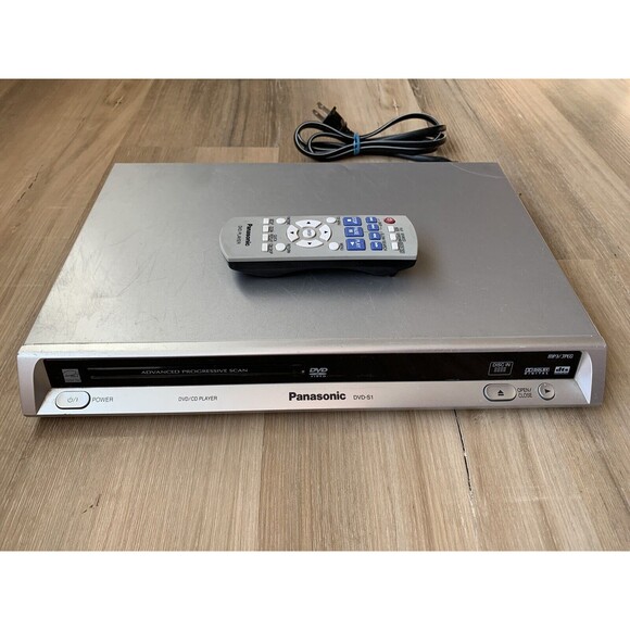 Panasonic | Other | Panasonic Dvds Dvdcd Combo Player Advanced Progressive Scan Actual Remote ...
